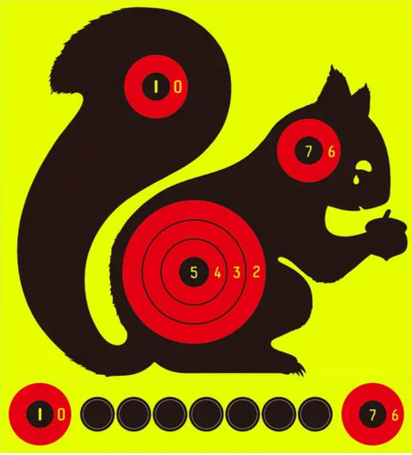 Squirrel 8" target 5 pack | C&S Sporting Arms