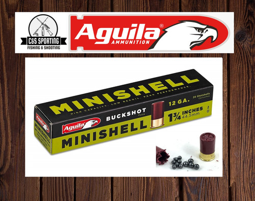 Aguila 12G Mini Shell 18g Buckshot | C&S Sporting Arms
