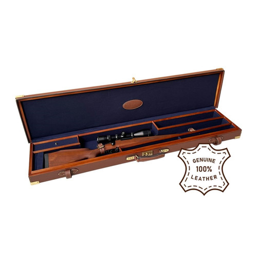 Pro-Tactical Big Game Leather and Oak Rifle Hard Case | C&S Sporting Arms