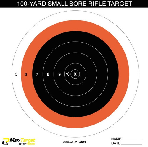 MAX-TARGET SMALL BORE PAPER TARGET 20 PACK | C&S Sporting Arms