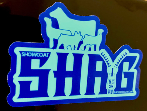 Shag Die Cut Sticker | OfficialShowCoatSite