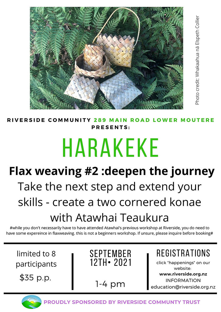 Harakeke: Flax Weaving #2