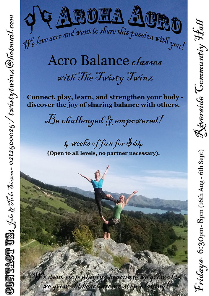 'Aroha Acro' Classes