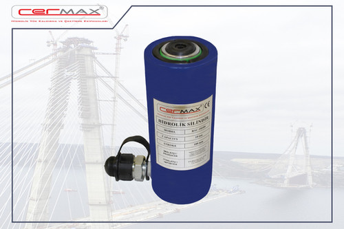 Cermax 10 Ton 100 mm Tek Tesirli Hidrolik Silindir-RSC10100 | CERMAX