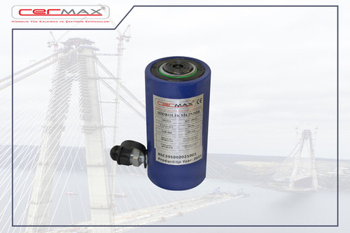 CERMAX 20 TON 100 MM TEK TESİRLİ HİDROLİK SİLİNDİR-RSC20100 | CERMAX