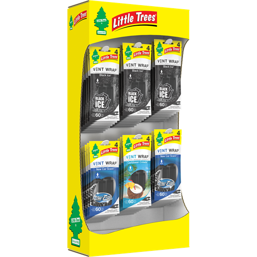 Little Trees Display - Power Panels Half Vent Wrap - Assorted | GL TRADING