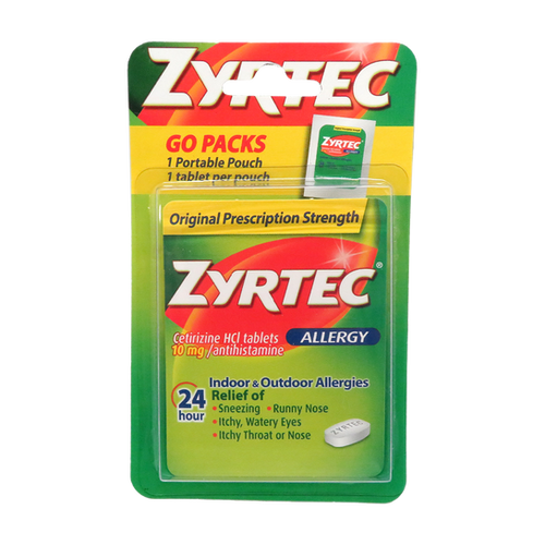 Zyrtec Allergy Blister (6pk) | GL TRADING