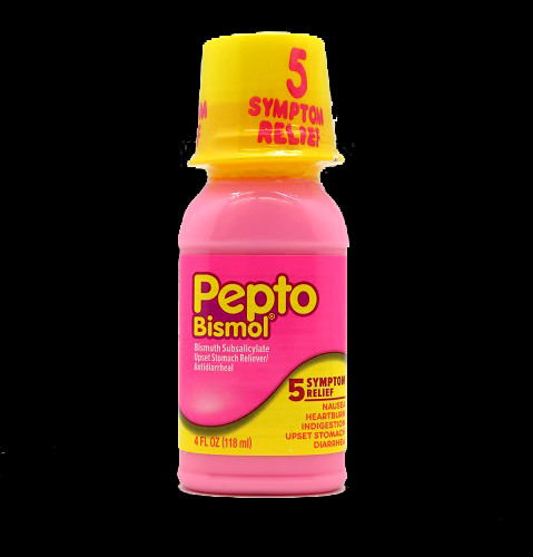 Pepto Bismol - 4oz Liquid Bottle | GL TRADING
