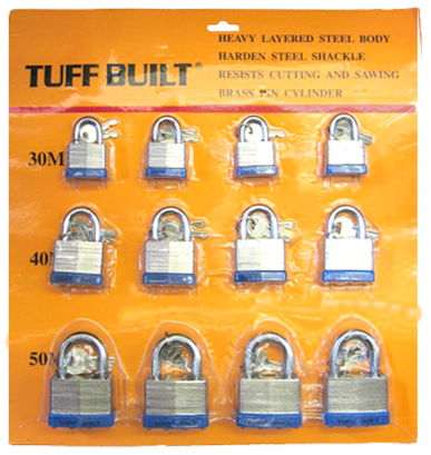 Laminated Lock - 30mm.40mm,50mm | GL TRADING