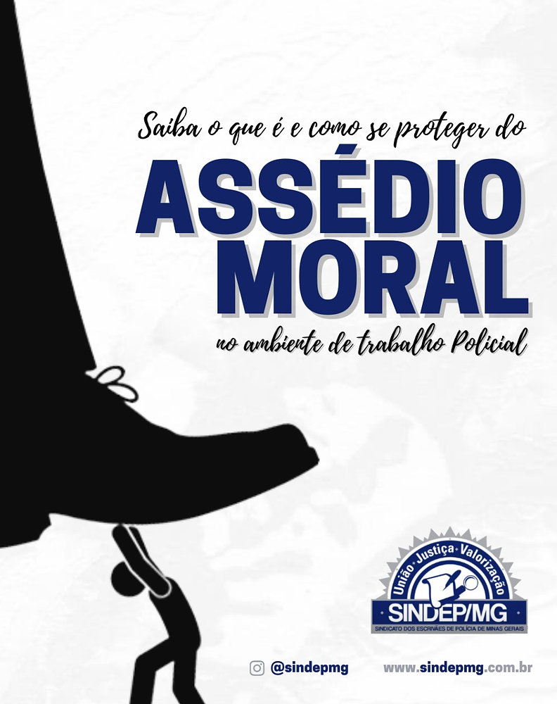 Assédio moral é crime!