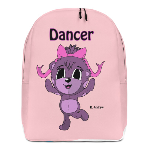 Dancer Girl Minimalist Backpack | Plushagins LLC