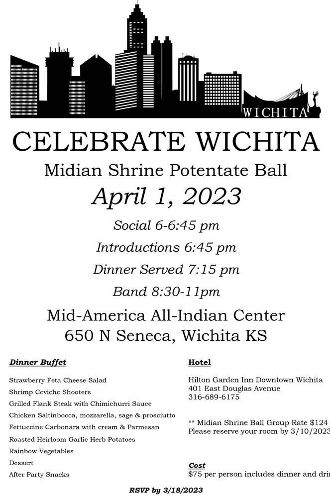 Celebrate Wichita - Midian Shrine Potentate Ball | Midian Shriners