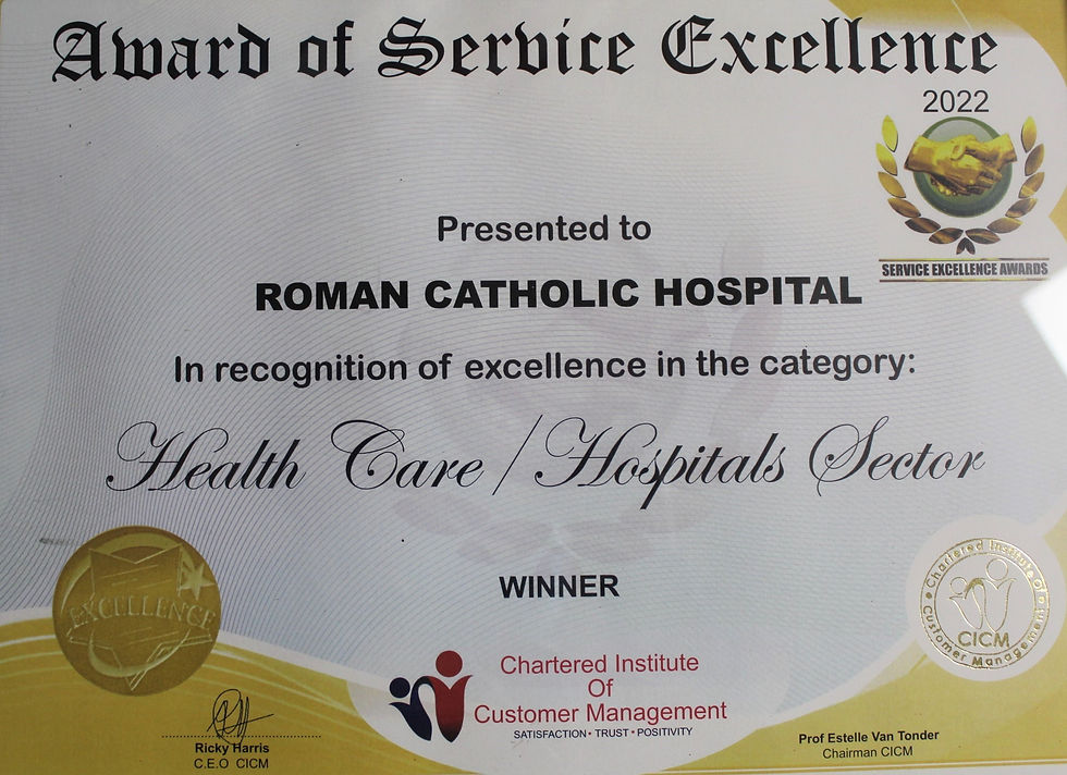 Award Of Service and Excellence