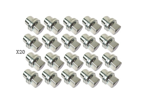 DEFENDER STANDARD ALLOY WHEEL NUTS - SET OF 20 NRC7415 | British Spares