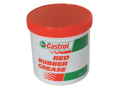 Castrol Red Rubber Grease 500g Pot | British Spares