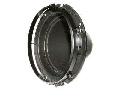 DEFENDER SINGLE LIGHT MOUNTING KIT - CHROME BEZEL | British Spares