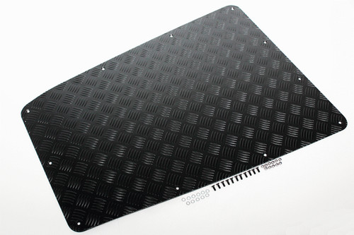 Defender 90/110 TERRAFIRMA Black Bonnet Chequer Plate Set - TF8201 ...