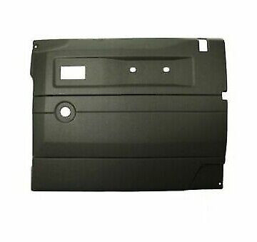 LAND ROVER DEFENDER RH BLACK FRONT ROW DOOR CARD - MANUAL WINDOW TR232A ...