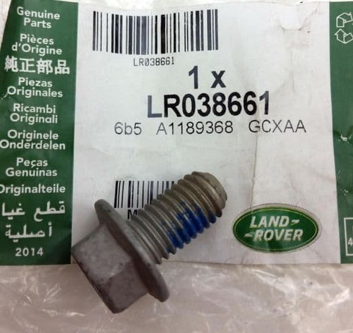 RANGE ROVER VELAR M10 X 18MM FLYWHEEL TO TORQUE CONVERTOR BOLT LR038661 ...