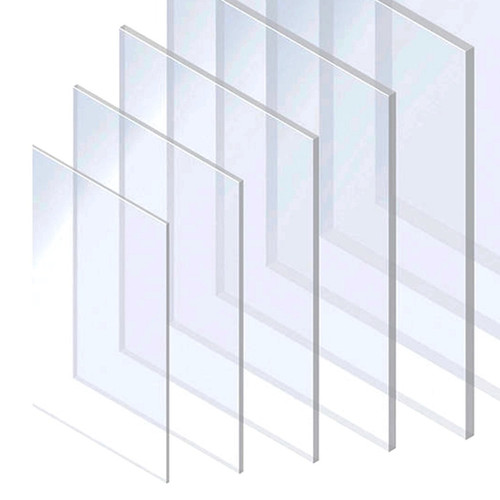 Lámina De Acrílico Transparente 4mm Medida 60 X 120 Cm Acriland