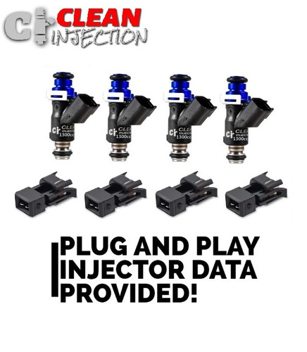 1300cc Fuel Injectors for 1.8T Audi A4 TT VW Golf Jetta Passat Beetle ...