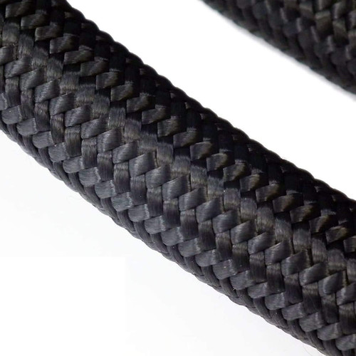 Black 6AN Braided Fuel Line Hose -6AN Nylon Braided 3/8" per foot ...