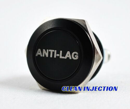 BLACK 19MM Anti-Lag Momentary activation Push Button anti lag 2 step ...