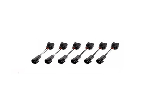 6pcs Ev6/ev14 to Nippon Denso Plug and Play Fuel Injector Connector ...
