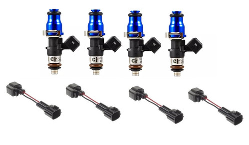 4pcs 1500cc BOSCH ev1 Fuel injectors 48mm length 14mm top and bottom ...