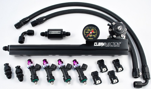 Honda Acura B series BOSCH 600cc fuel injectors rail fuel line b16 b18 ...