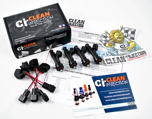 Honda Acura b16 d16 b18 650cc Fuel Injectors OBD1 B D H F Series Civic ...
