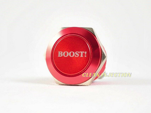 RED BOOST 19MM NITROUS OXIDE NOS Billet Momentary activation Push ...