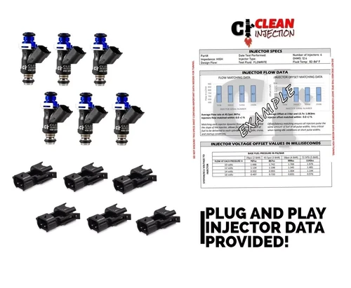 450cc fuel injectors FITS Nissan 350z 370z Infinity G35 G37 VQ35 VQ35DE ...