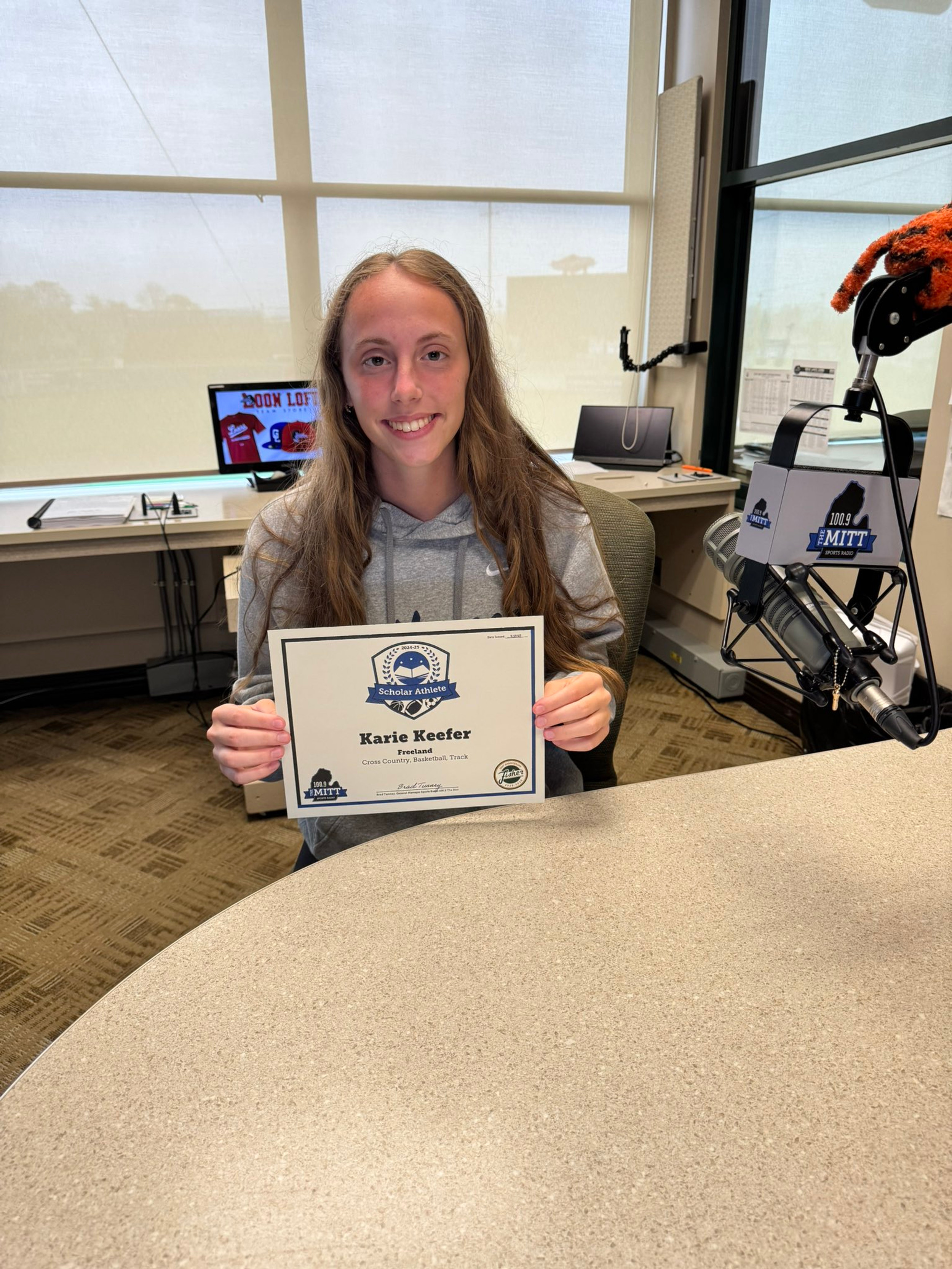Karie Keefer is the Scholar Athlete of the Month