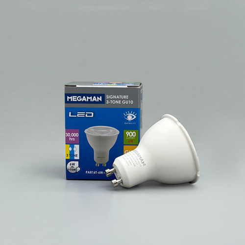 MEGAMAN LED GU10 - 6W Tri-Color V2 | Home First