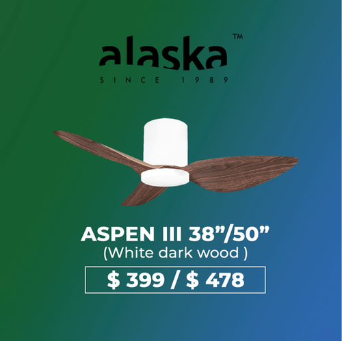 Alaska Aspen III - Dimmable Light | Home First