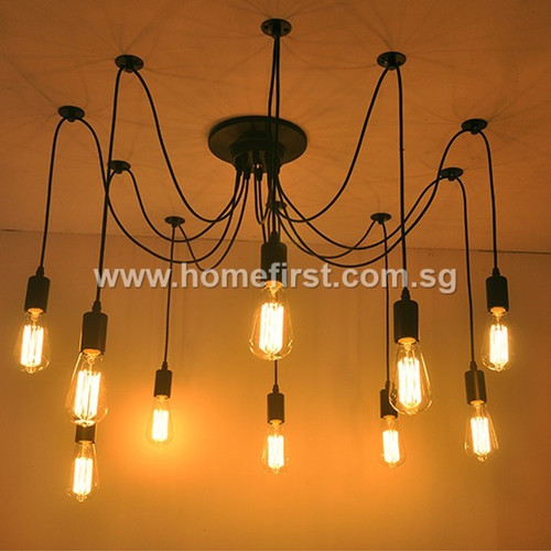 6 / 8 / 10-heads Octopus Pendant Light ~ PL-FL018 | Home First
