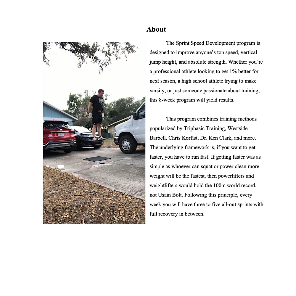 Sprint Speed Development | Bobby O'Mullan