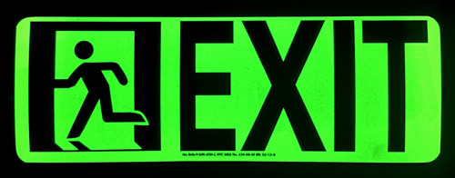 Tenant Door Side Exit Sign Left | Suma Industries