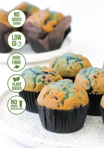 allo No Added Sugar Blueberry Muffin (15 regular pieces) | Alchemy Foodtech