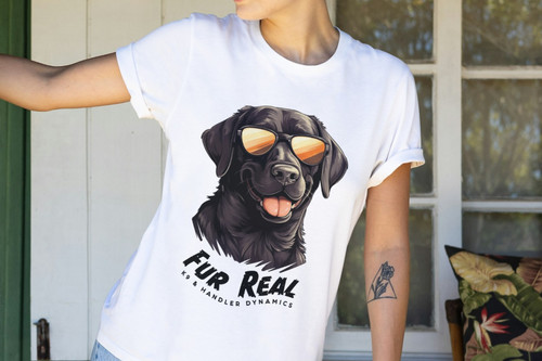 Black Lab Fur Real T-Shirt | K9HD