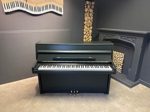 Knight K6 piano - finished in Farrow and Ball Studio Green | Rowlandson ...