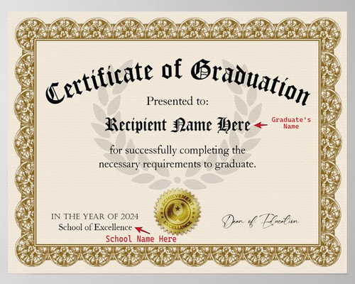 20 Custom Mini Graduation Diplomas/ Edible toppers/ Cupcake/Krispy ...