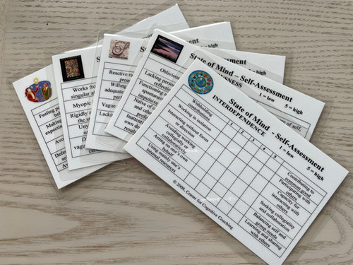 5 States of Mind Assessment Cards - 1 Set | @ThinkCollab