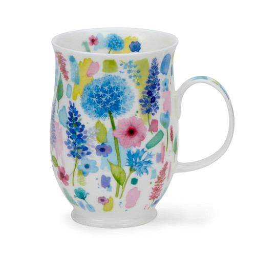 Suffolk Floral Burst - Blue | Dunoon Mugs USA