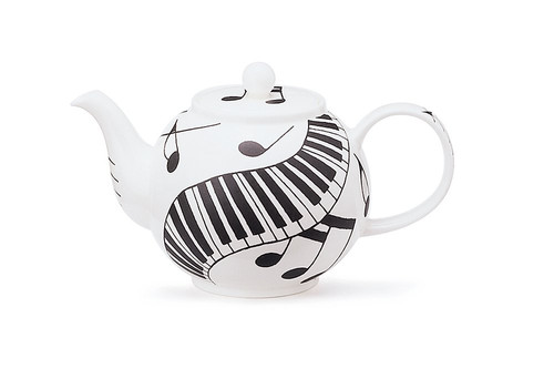 Ebony and Ivory Teapot | Dunoon Mugs USA