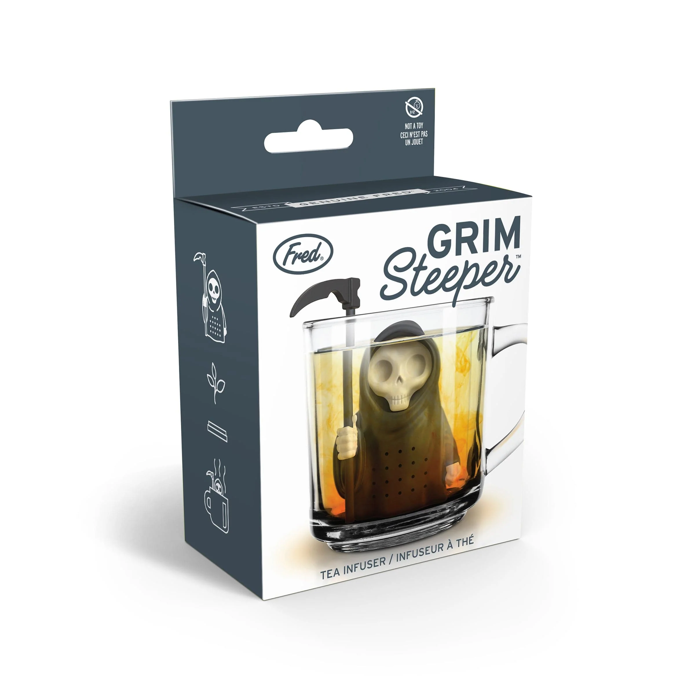 Grim steeper - Fun Silicone Tea Infuser | Bar Harbor Tea Co.