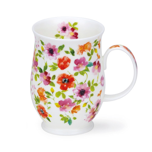 Suffolk Fleurs - Red | Dunoon Mugs USA