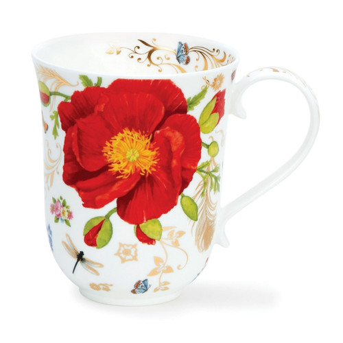 Braemar Vintage Rouge with Gold | Dunoon Mugs USA