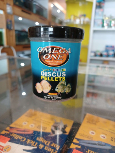 Omega one super color small sinking discus pellets 4.2 oz | Critters ...